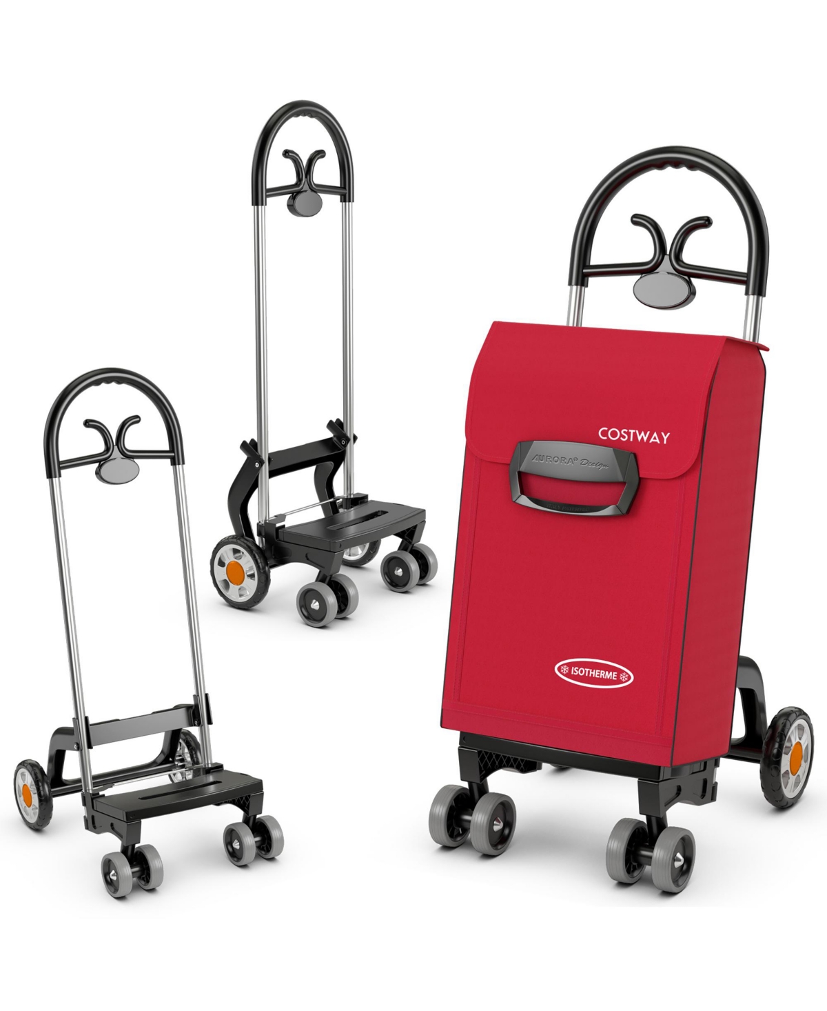 Click here for Folding Shopping Cart Utility Hand Truck with Roll... prices