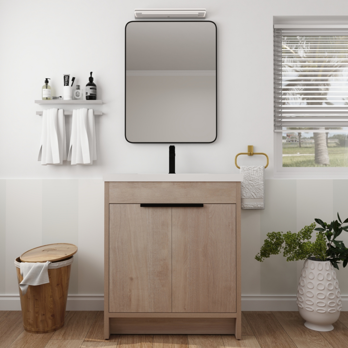 Click here for Simplie Fun 30 Freestanding Vanity with White Resi... prices