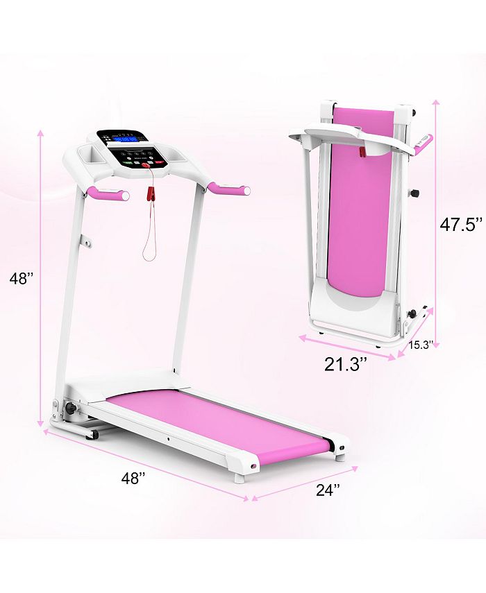 Simplie Fun Compact Electric Treadmill for Small Spaces - Macy's