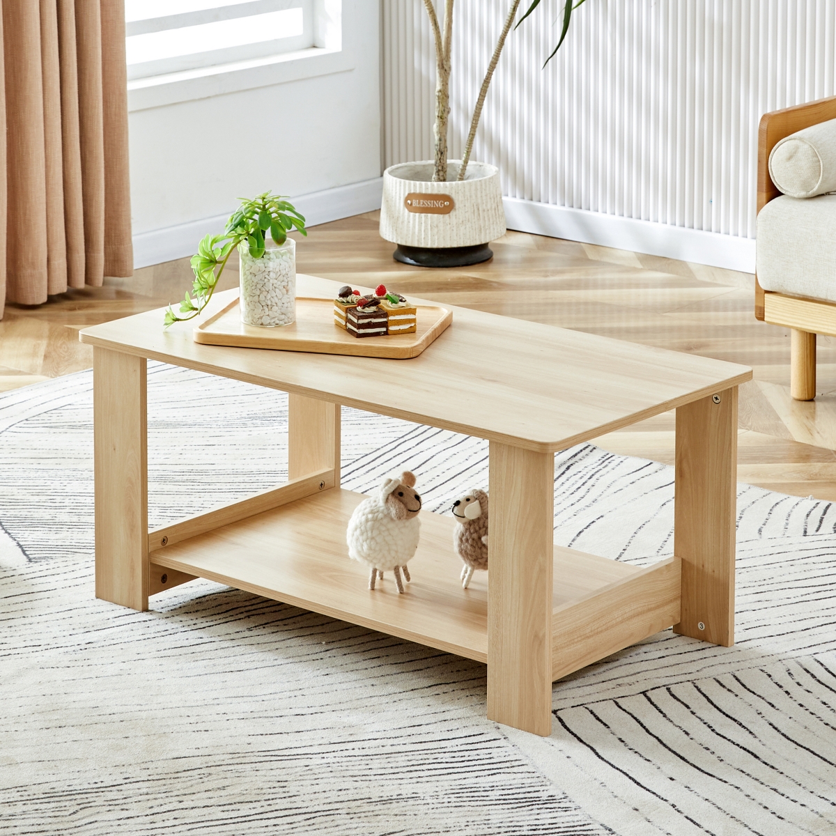 Click here for Streamdale Modern Rectangular Mdf Dining Table wit... prices