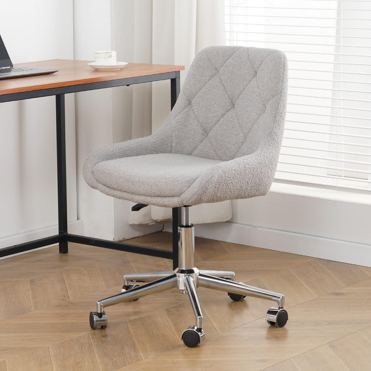 Click here for Streamdale Modern Teddy Fleece Dining Chair with C... prices