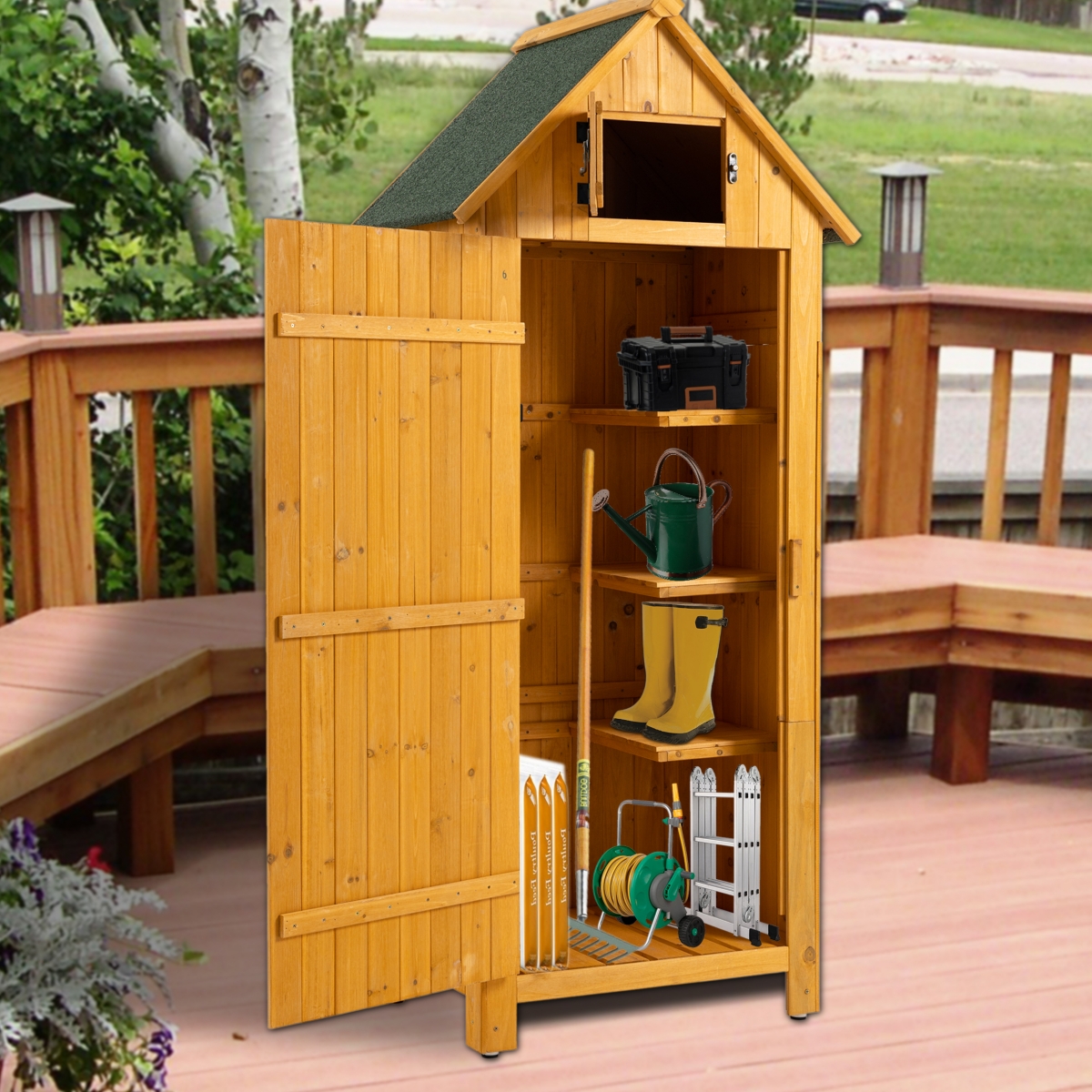 Click here for Streamdale Outdoor Storage Cabinet 70.5H x 30.3L x... prices