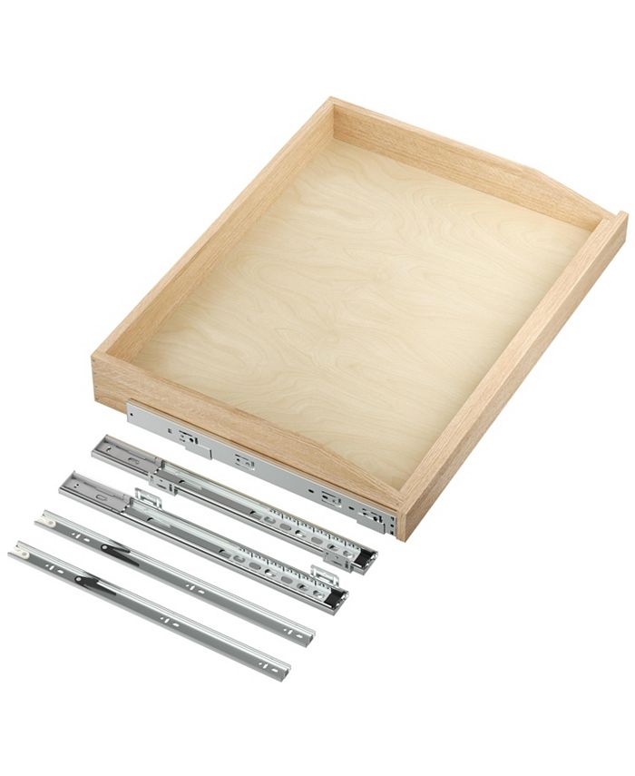 HOMLUX Wood Slide-Out Shelf with Soft Close - Macy's