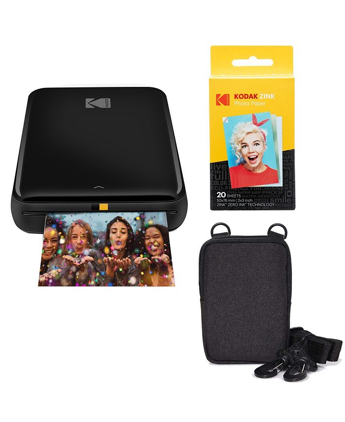 Kodak Step Instant Photo Printer 2x3" Go Bundle with Zero Ink ...