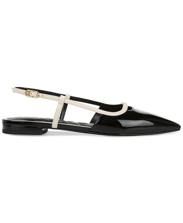 Sam Edelman Women's Cohen Pointed-Toe Slingback Flats - Macy's