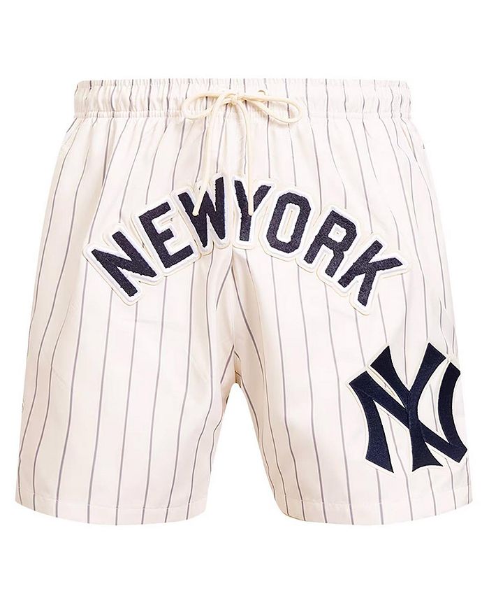 Pro Standard Men's Cream New York Yankees Pinstripe Retro Classic Woven ...
