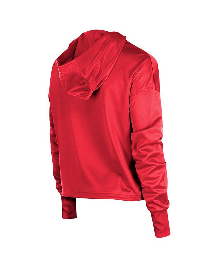 New Era Women's Red Philadelphia Phillies Half-Zip Hoodie - Macy's