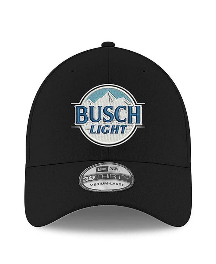 New Era Men's Black Ross Chastain Busch Light 39THIRTY Flex Hat - Macy's