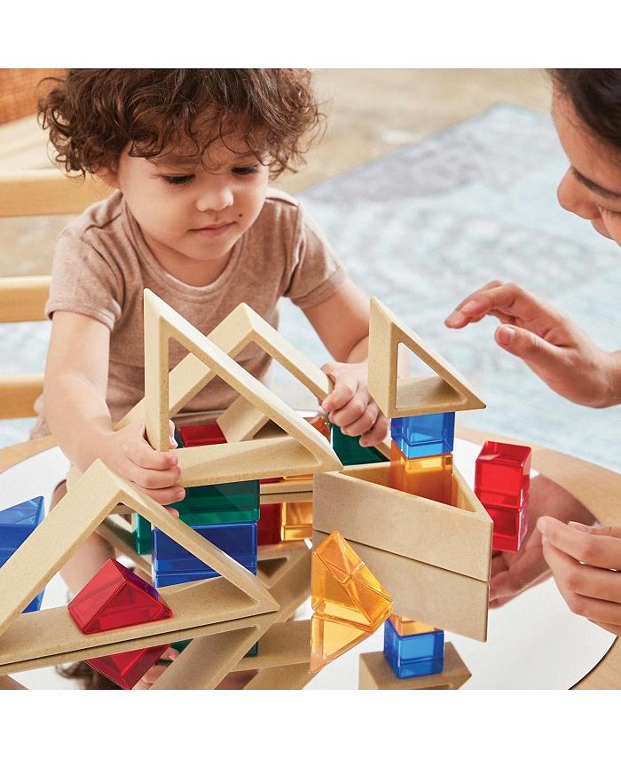 Kaplan Early Learning Discovery Triangles - Natural - 6 Pieces - Macy's