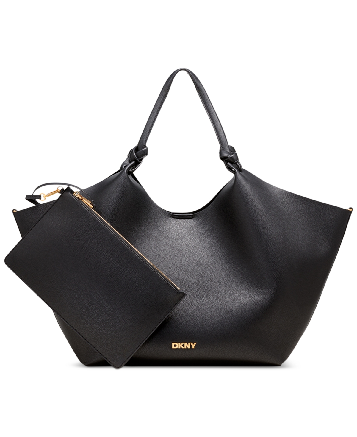 Click here for Dkny Paula Commuter Large Tote - Blk/gold prices