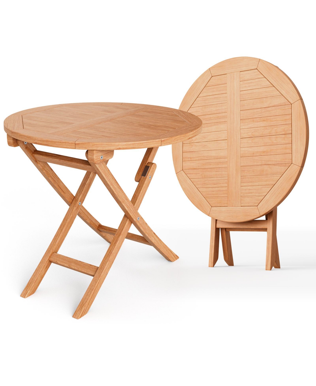 Click here for Slickblue 31.5 Inch Folding Patio Indonesia Teak W... prices