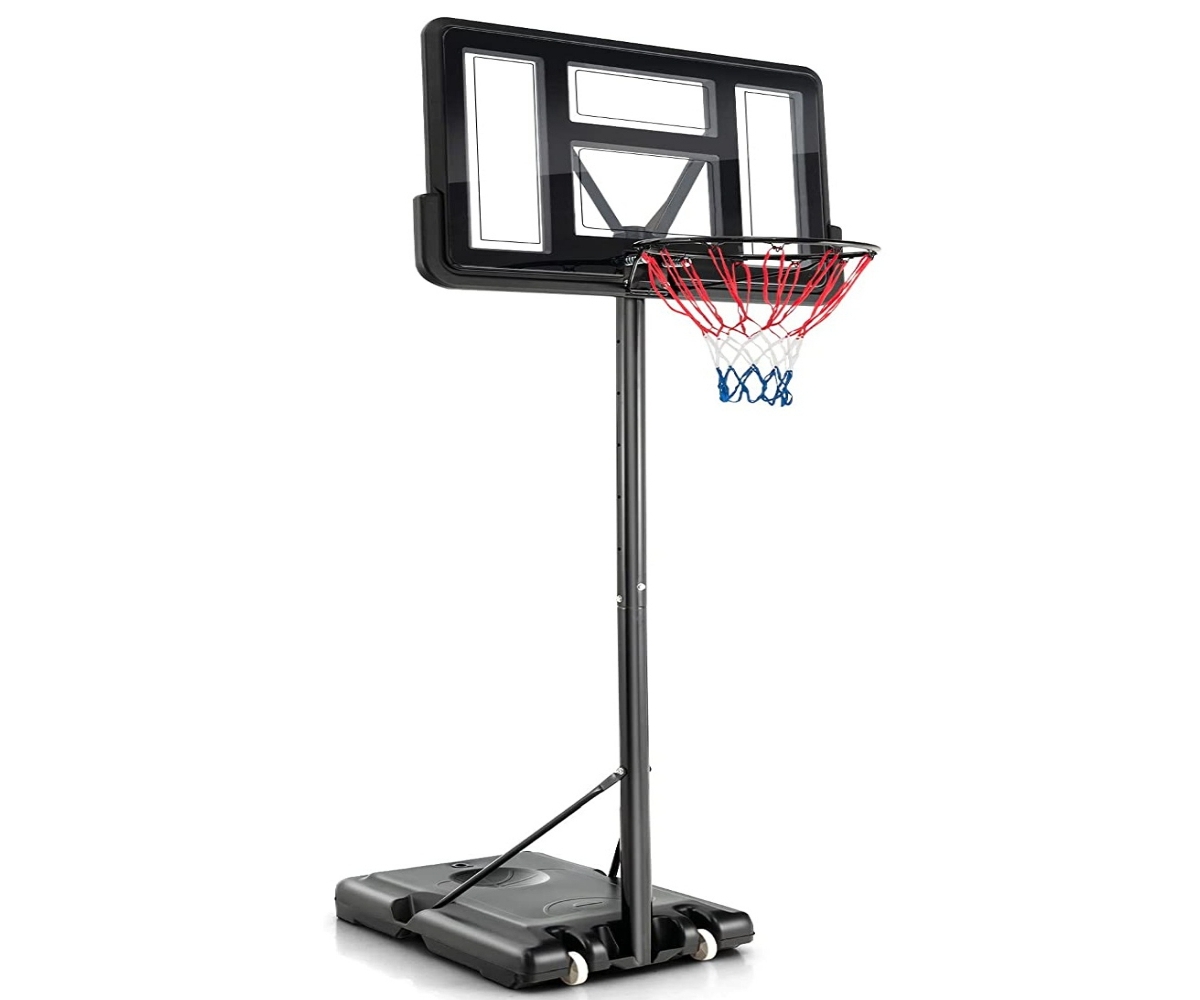 Click here for Slickblue 4.25-10 Feet Adjustable Basketball Hoop... prices