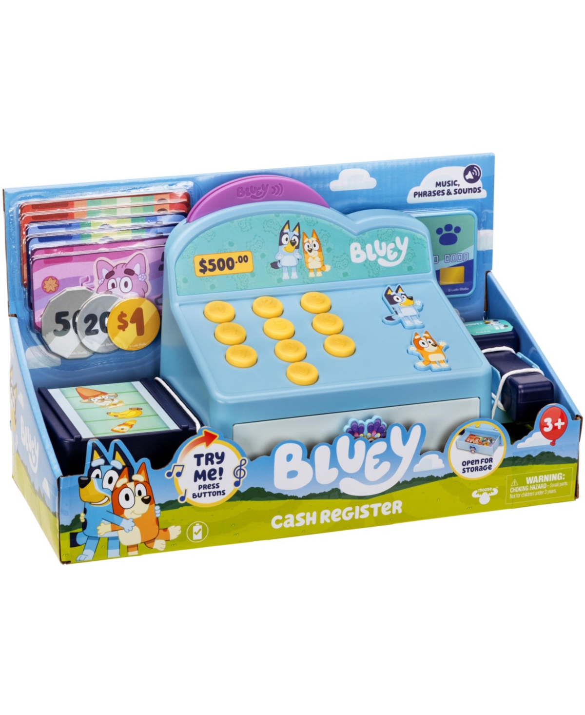 Bluey Babies' S11 Role Play Cash Register In Multi Color | ModeSens