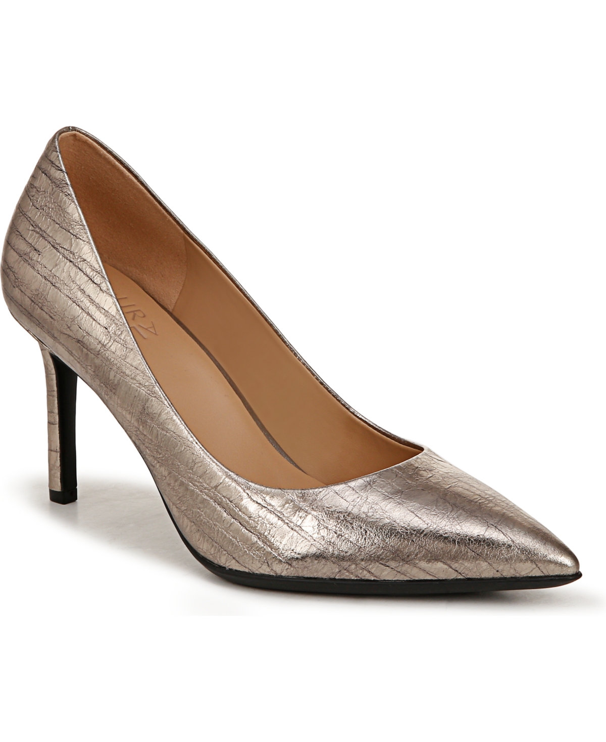Click here for Naturalizer Anna Dress Pumps - Graphite Pewter Lea... prices