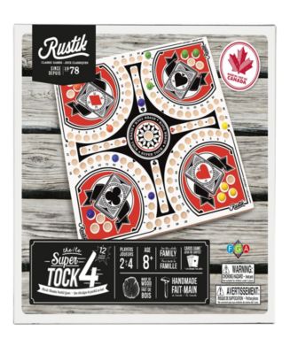 Family Games America Rustik 4-Player Tock Pachisi 12 in Board Game - Macy's