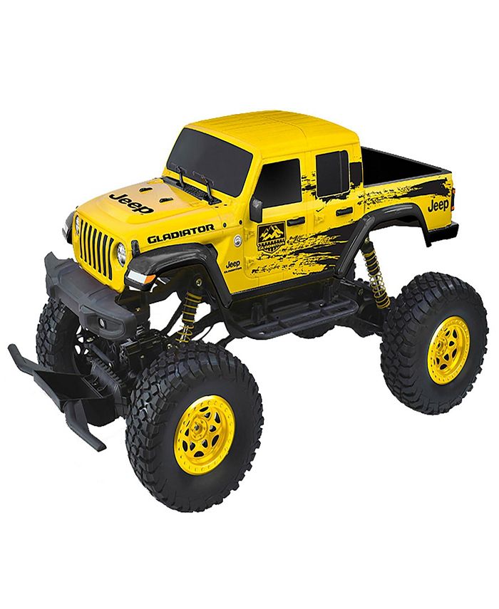 Toy Shock Jeep Yellow Gladiator 4WD RC Car - Macy's