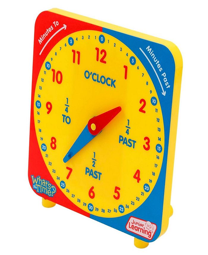 Junior Learning What's the Time Geared Learning Clock - Macy's