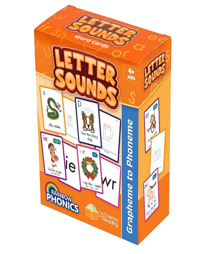 Junior Learning Rainbow Phonics - Letter Sounds Word Cards - Macy's