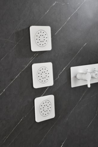 Concealed Installation Body Jet Shower Spa Square Massage Jets Spray ...