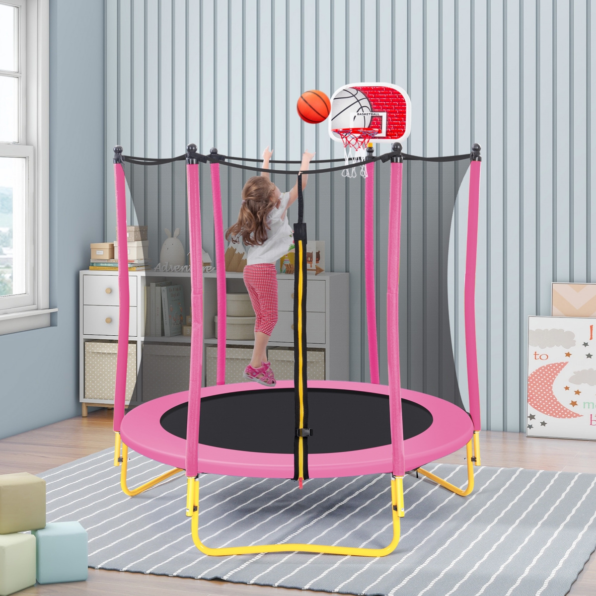 Click here for Streamdale 65" Mini Toddler Trampoline with E... prices