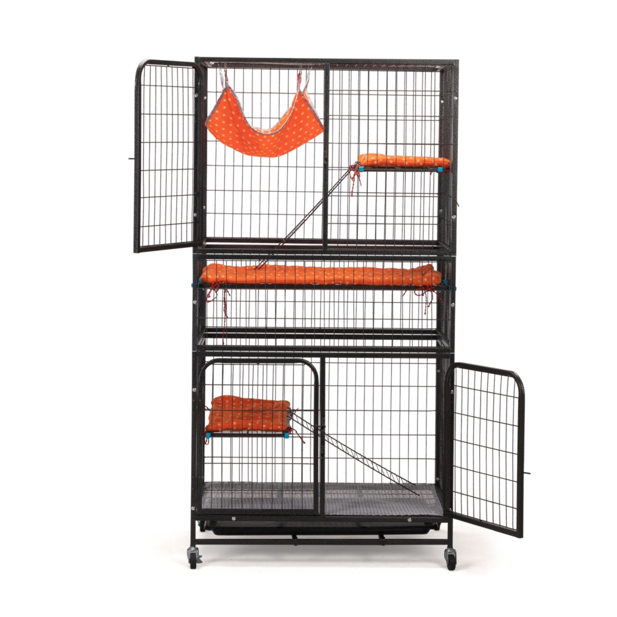 Click here for Streamdale 4-Tier Metal Pet Cage with Platforms  R... prices