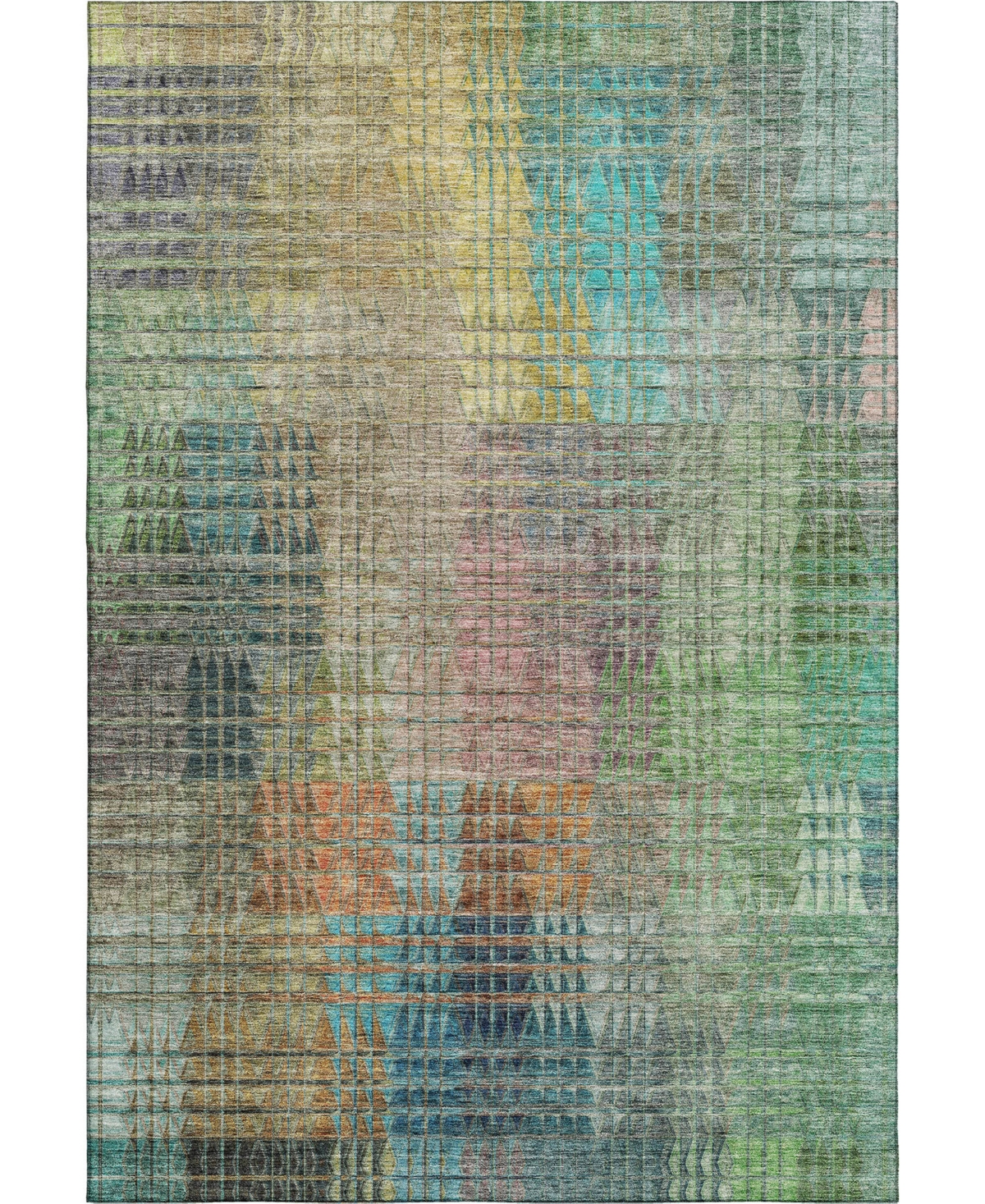 Dalyn Trevi Washable TV6 9x12 Area Rug - Green