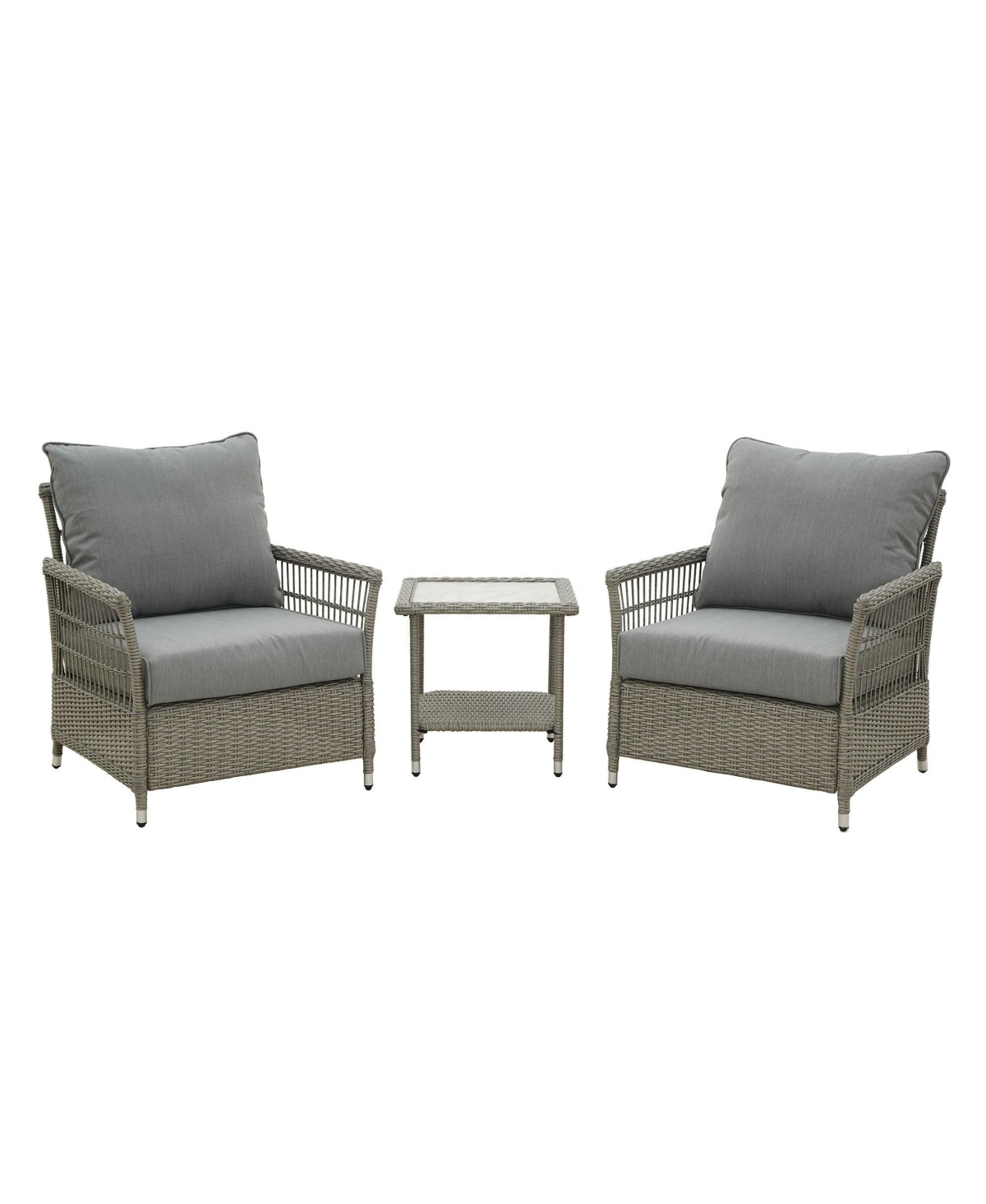 Click here for Mondawe 3-Piece Outdoor Patio Rattan Wicker Patio... prices