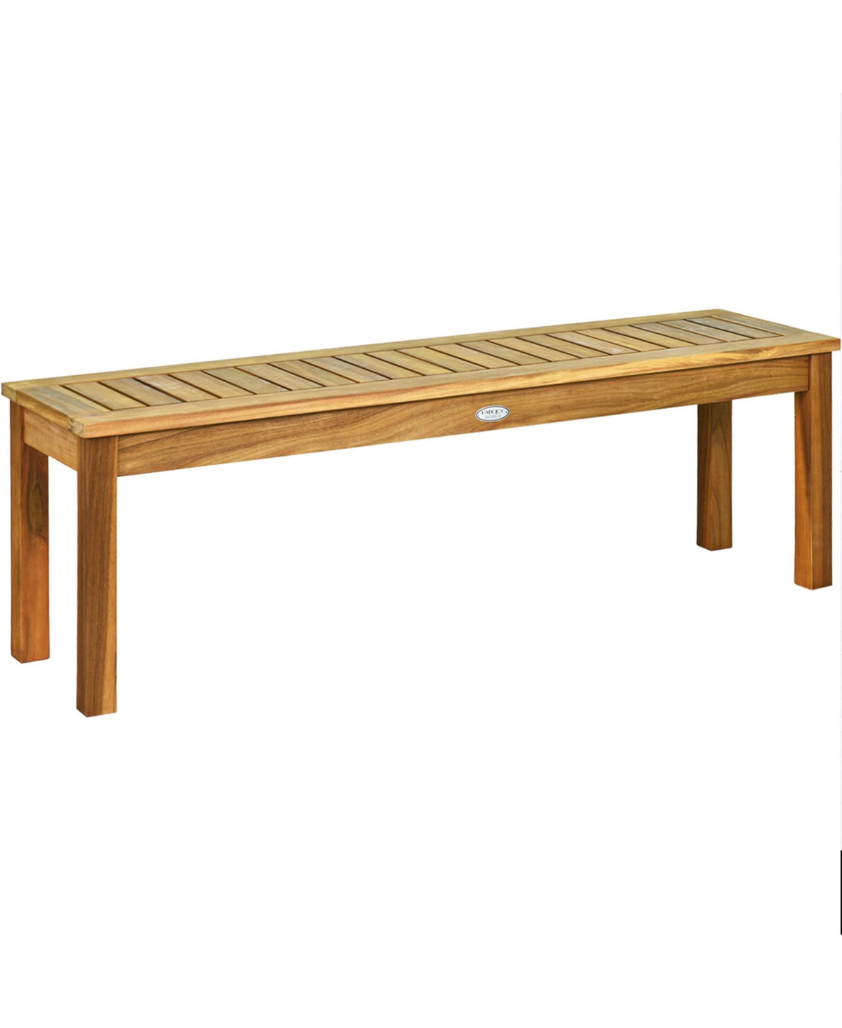 Click here for Gymax Patio Garden Acacia Wood Bench Dining Bench... prices