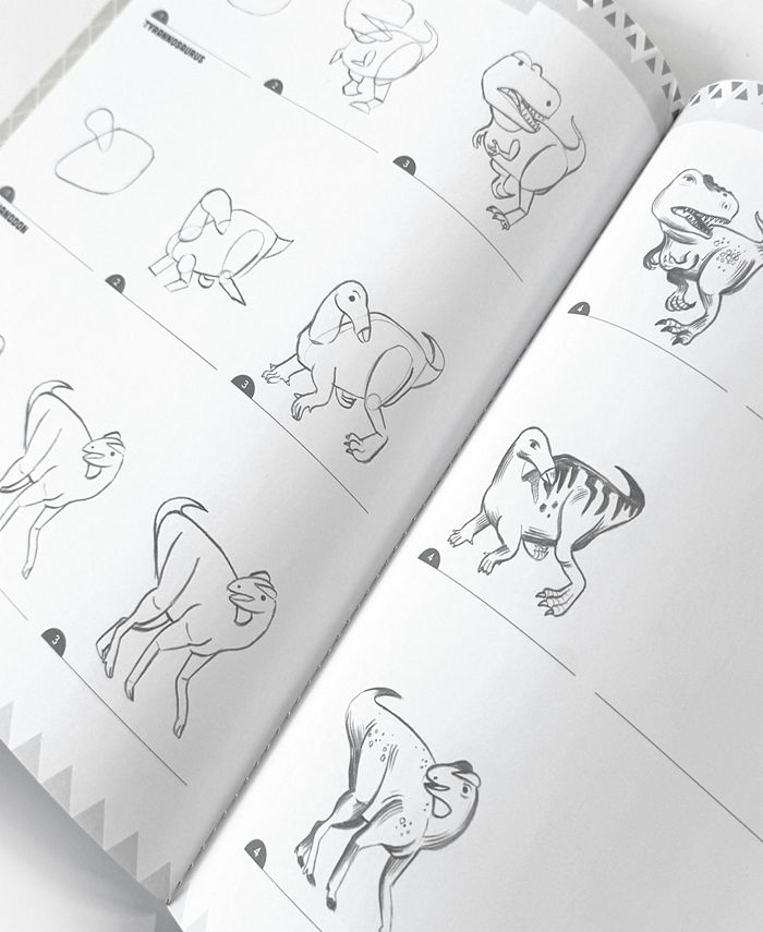 Eeboo Learn to Draw - Dinosaurs Drawing Guidebook - Macy's