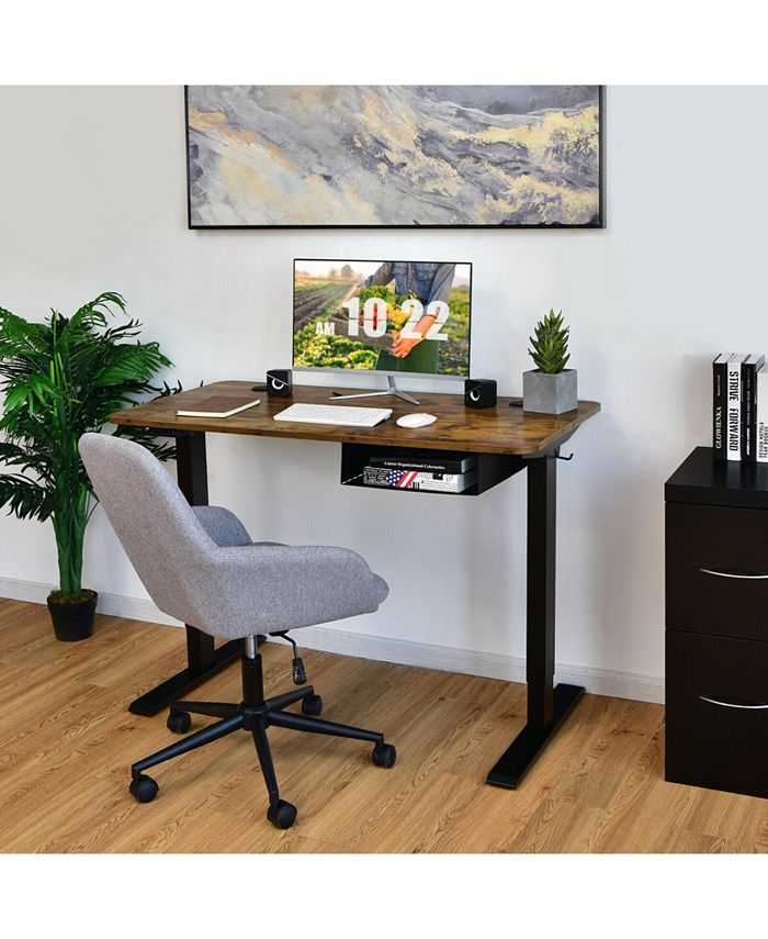 Slickblue 48-inch Electric Height Adjustable Standing Desk with USB ...