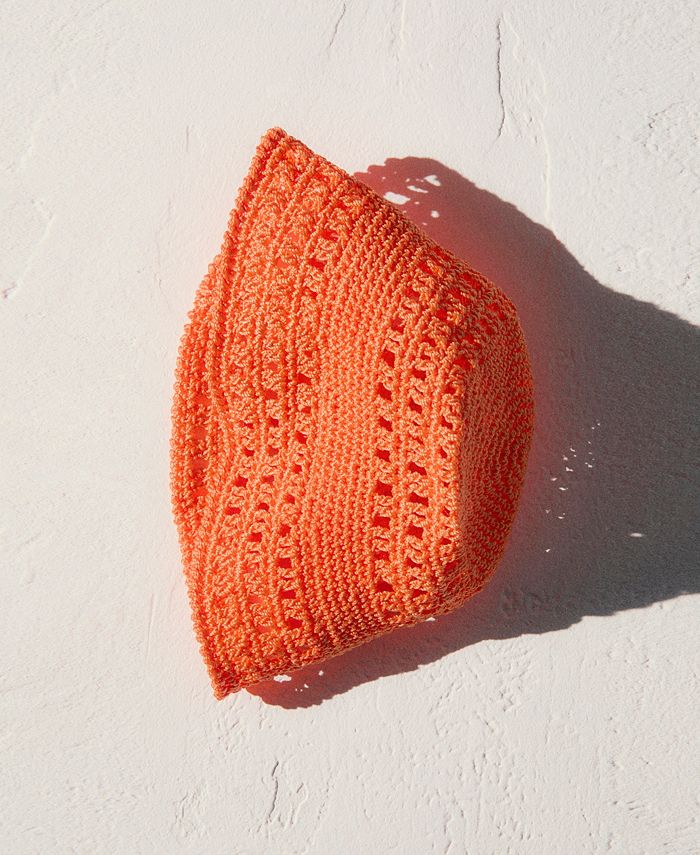 MANGO Women's Crochet Bucket Hat - Macy's