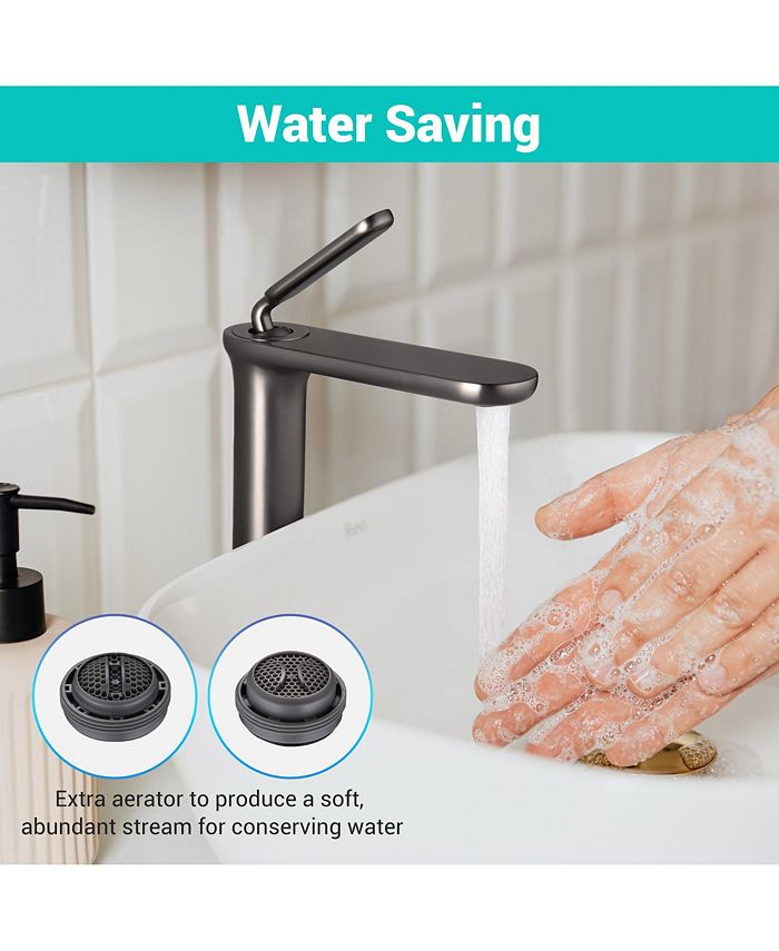 Aquaterior Single Handle Bathroom Vessel Sink Faucet Rv Lavatory Vanity ...