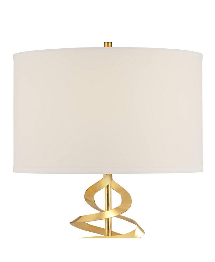 Possini Euro Design Helix Modern Luxury Table Lamp 30" Tall Sculptural ...