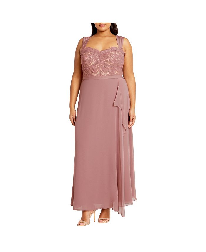 CITY CHIC Plus Size Sweet Evie Maxi Dress - Macy's