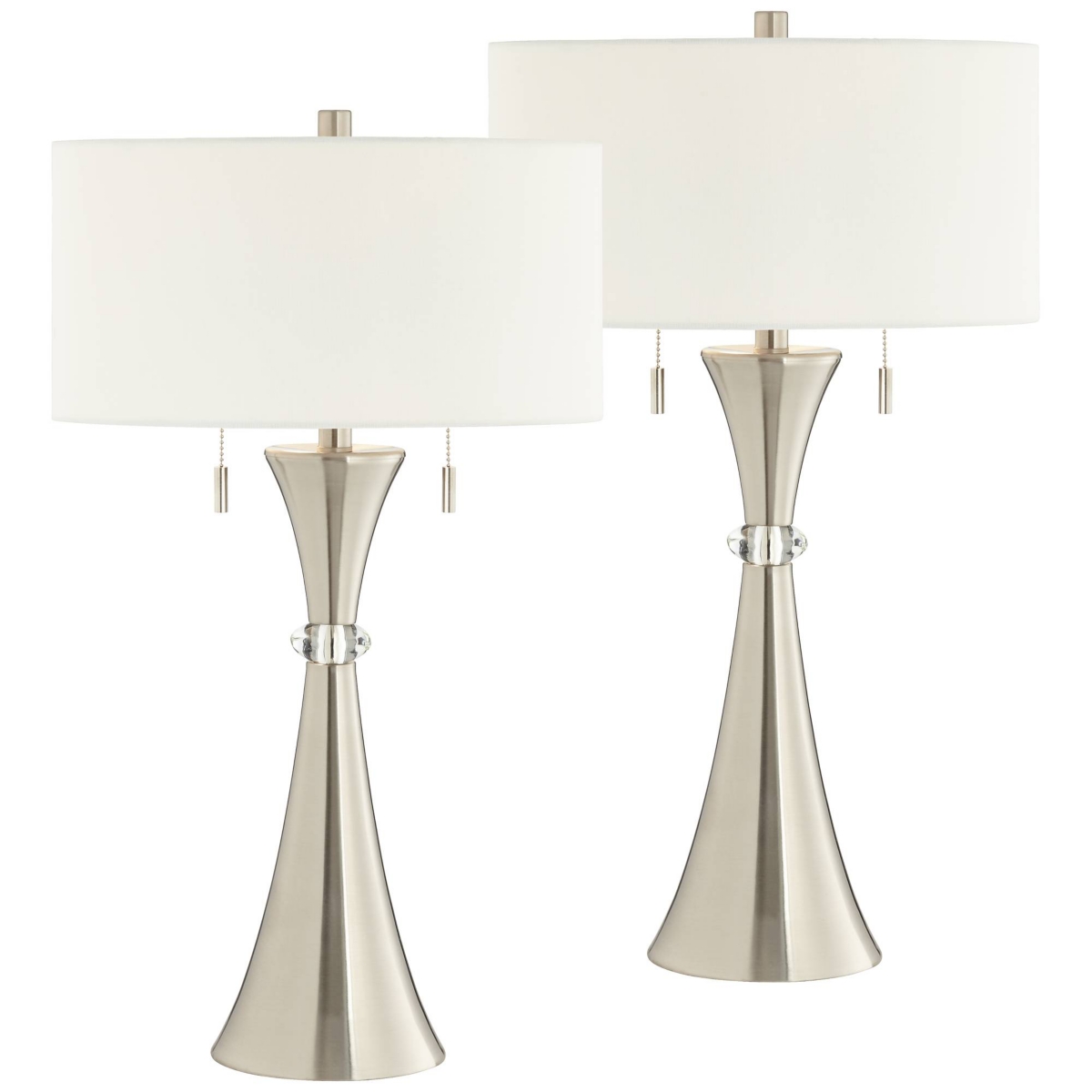Click here for 360 Lighting Rachel Modern Table Lamps 28" Ta... prices
