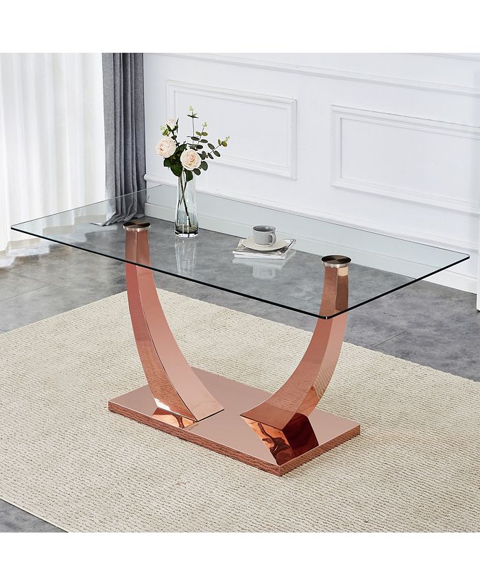 Simplie Fun Ultra Modern Dining Table A Touch of Glamour for Your ...
