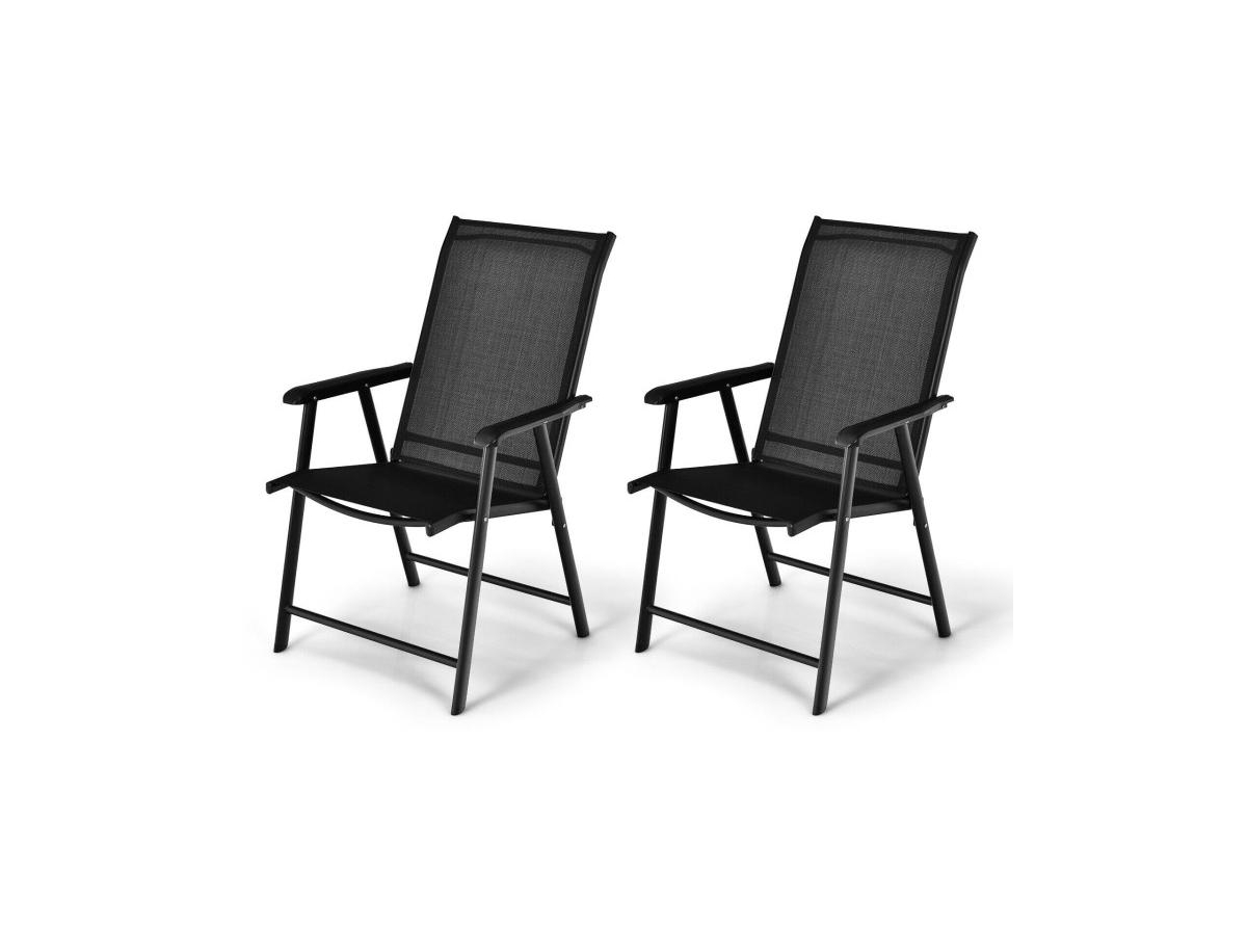 Click here for Slickblue Set of 2 Outdoor Patio Folding Chair wit... prices