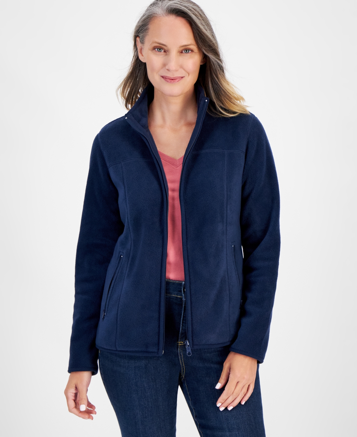 Click here for Style & Co Womens Polar Fleece Jacket  Created for... prices