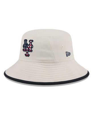 New Era Men's Khaki New York Mets 2024 Fourth of July Bucket Hat - Macy's