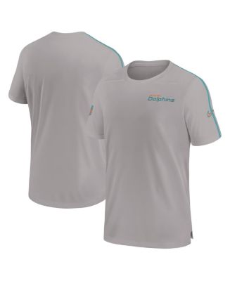 Nike Men's Gray Miami Dolphins 2024 Sideline Coach UV Performance T ...