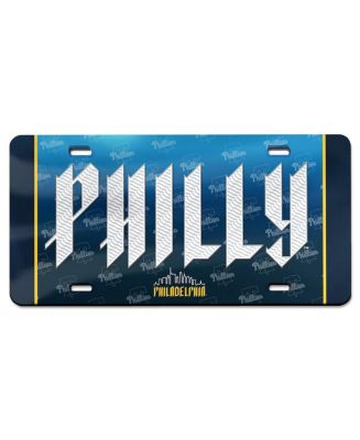 Wincraft Philadelphia Phillies City Connect Laser-Cut Metallic License ...
