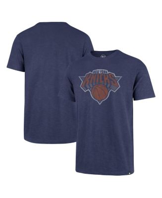 '47 Brand Men's Blue New York Knicks Grit Scrum Premium T-Shirt - Macy's
