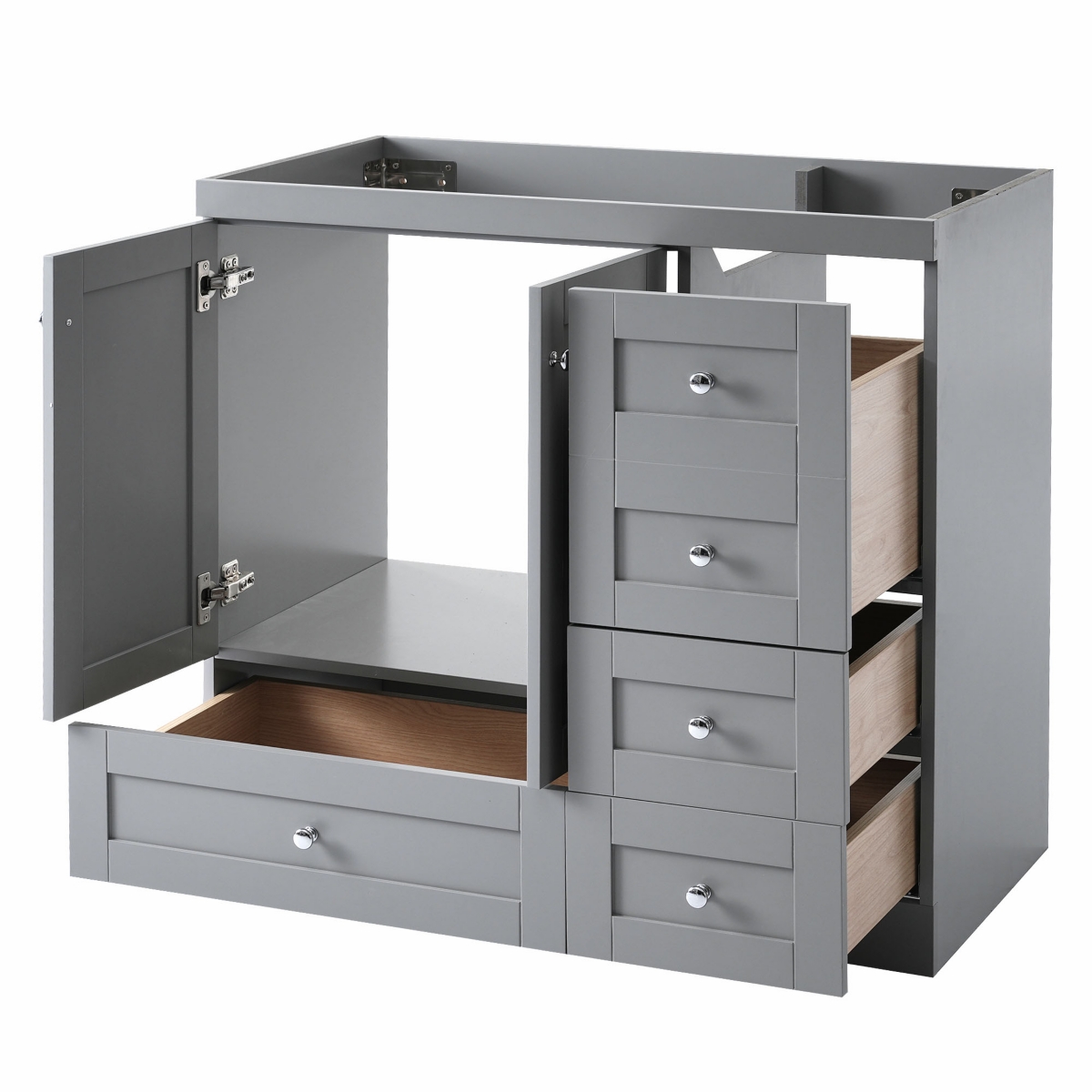 Click here for Streamdale 36" Gray Bathroom Vanity(Sink not... prices