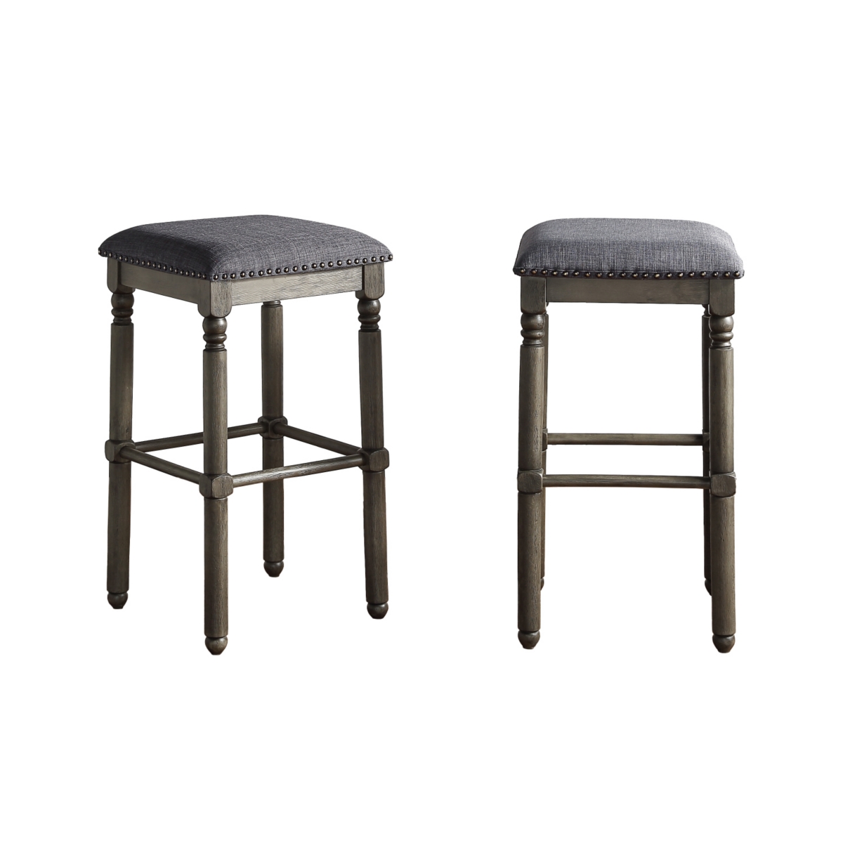 Click here for Simplie Fun Wood Upholstered Swivel Bar Stools  Se... prices