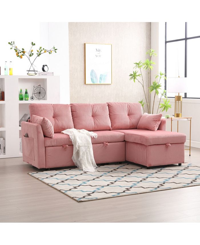 Simplie Fun Versatile Modular Sofa with Storage and Reversible Design ...