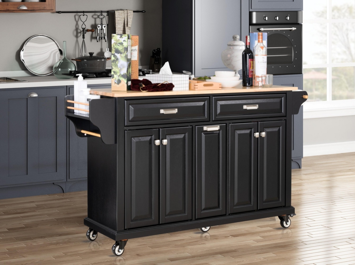 Click here for Streamdale Cambridge Natural Wood Top Kitchen Isla... prices