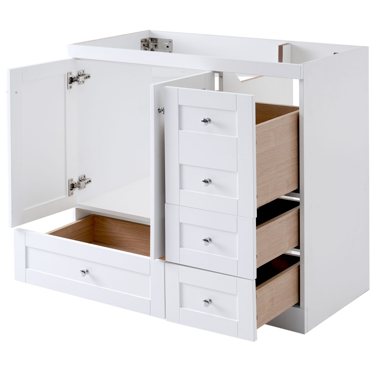 Click here for Streamdale 36" Gray Bathroom Vanity(Sink not... prices