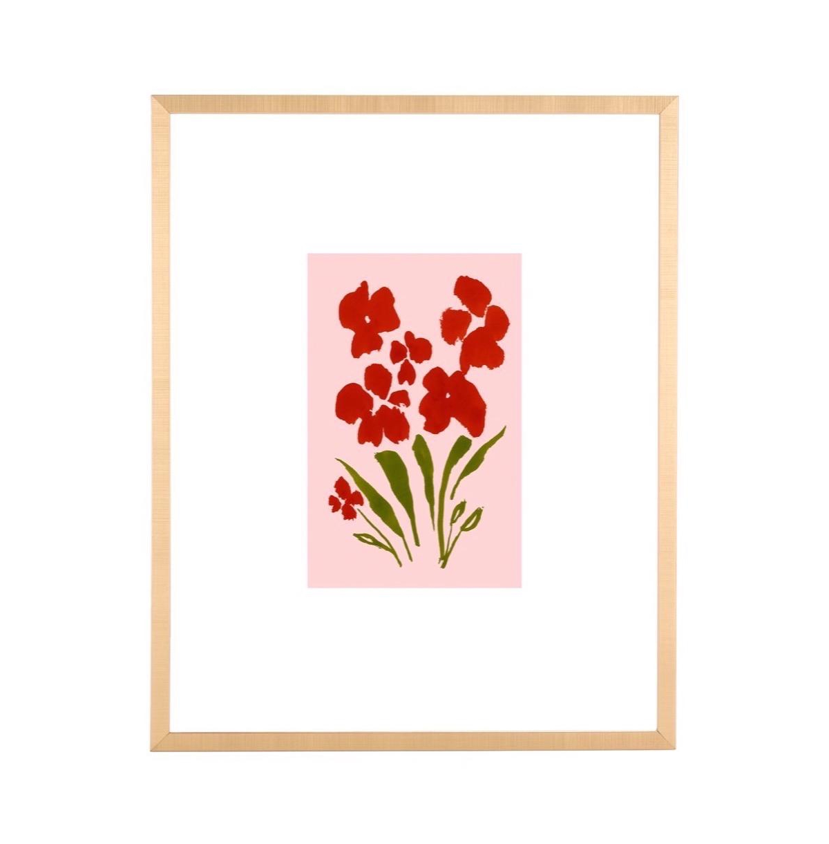 Click here for Pansy Passion Framed Wall Art - Pink/raspberry prices