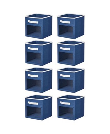 mDesign Fabric Baby Nursery Storage Cube with Front Window - Macy's