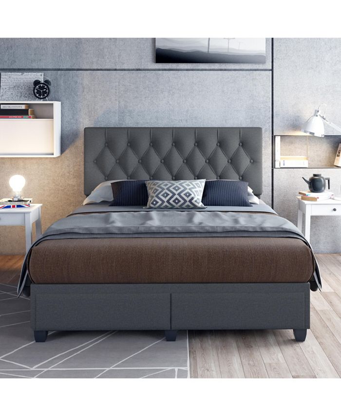 Boyd Sleep Boyd Salerno Upholstered Platform Bed Frame with Storage ...